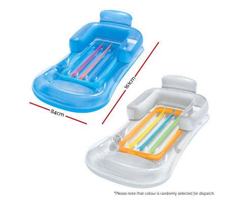 Sturdy Sky Blue Inflatable Pool Air Bed – Siesta Hammocks